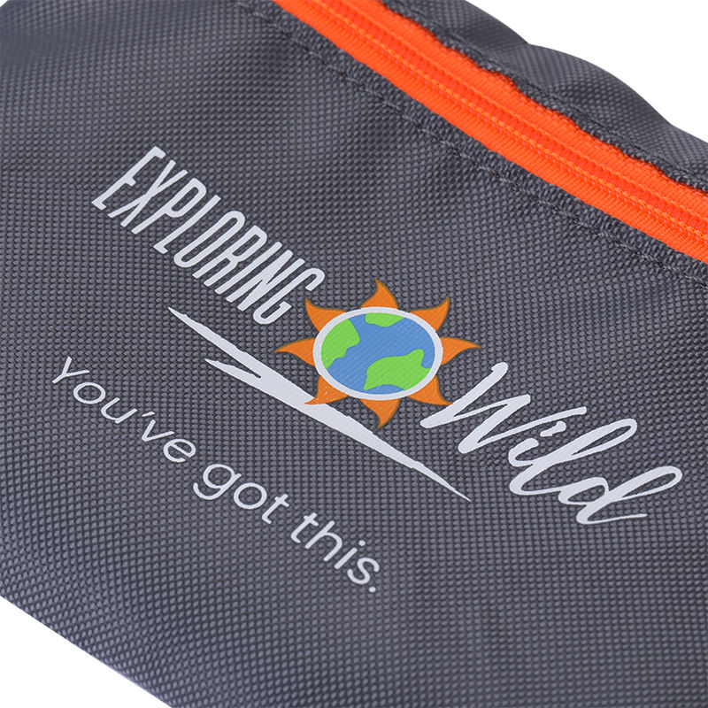 Small Branded Promotional Gift Recycled Polyester Coin Organizer Pouch ...