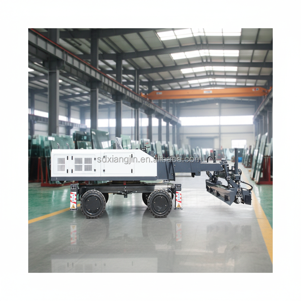 Self Cement Floor Road Paver Leveling Machine Concrete Road Paver Laser ...