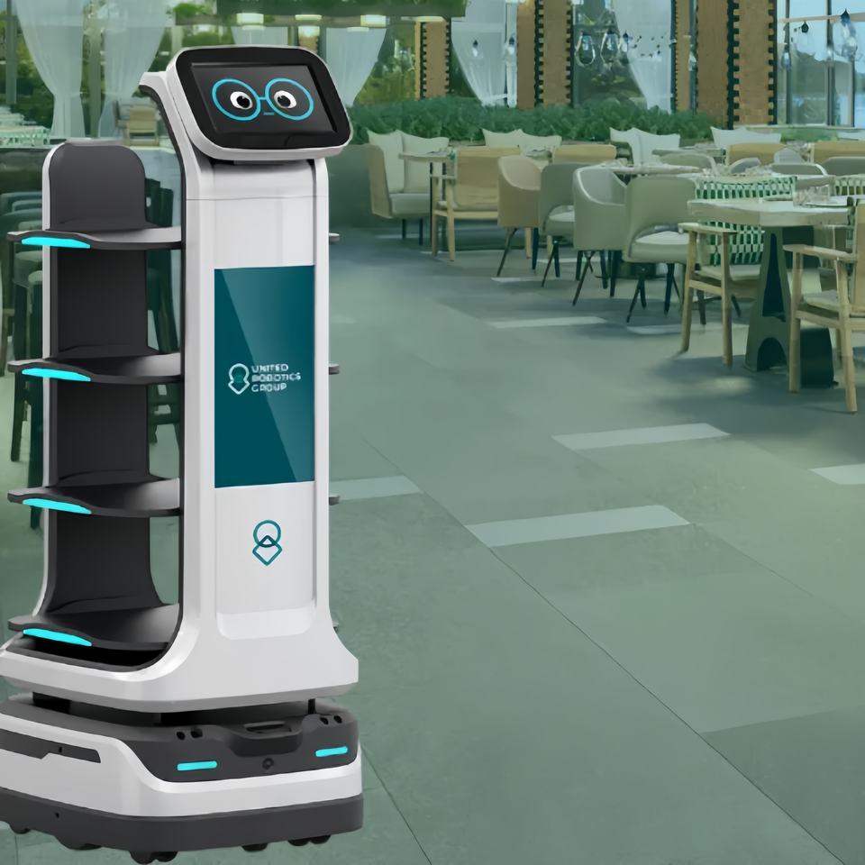 Service Robot Intelligent Restaurant Hotel Waitress Robot to Provide ...