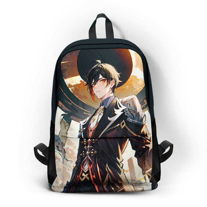 Customized Logo Anime Print Genshin Impact Waterproof Backpack
