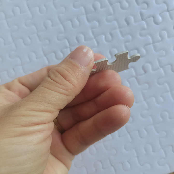 Custom A4 sublimation printable puzzle rompecabezas personalized blanks ...