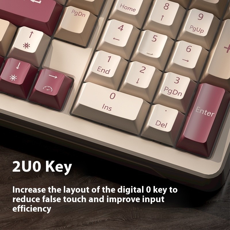 Hot Swappable Switches ILovBee B98 Creamy Wireless Mechanical Keyboard ...