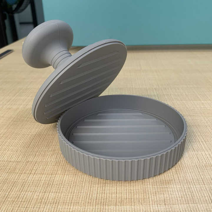 Round Shape Hamburger Pres Meat Press Silicone Gadget Odorless Easy to ...