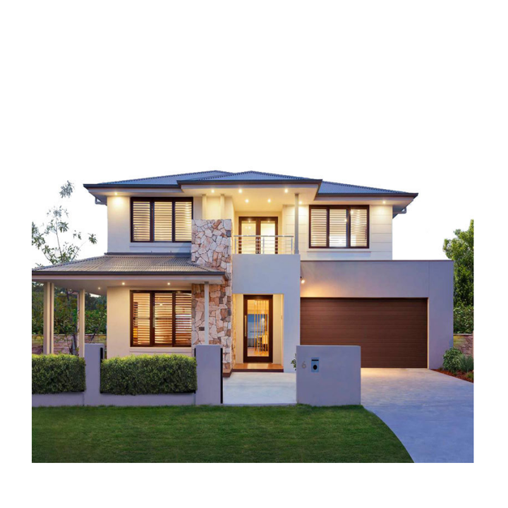 Two Story Prefab House Modular Prefabricated Villa 3 Bedrooms Luxury ...