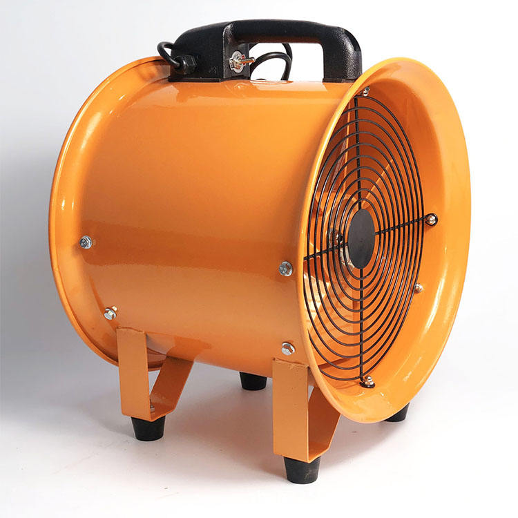 220V 60HZ Heavy-Duty Cylinder Axial Exhaust Fan 750W Electric Portable ...