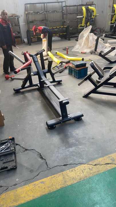 ASJ Fitness Plate Loaded Horizontal Bench Press Commercial Machine ...