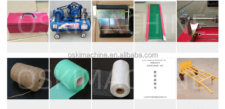 Automatic forage silage peanut corn straw automatic silage baler baler ...