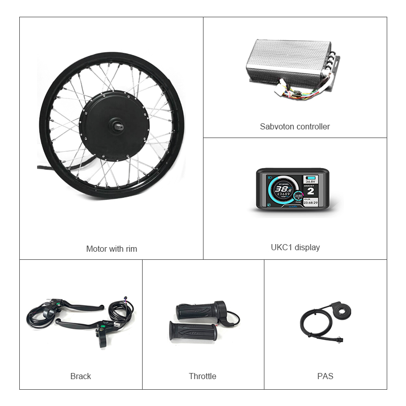 How to Choose the Best 72V MTX QS 205 V3 5000W 3000W Ebike Conversion Kit