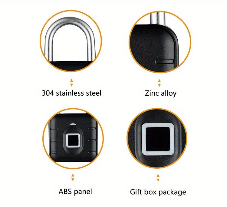 TUYA Smart Padlock - Keyless Fingerprint Lock for Luggage