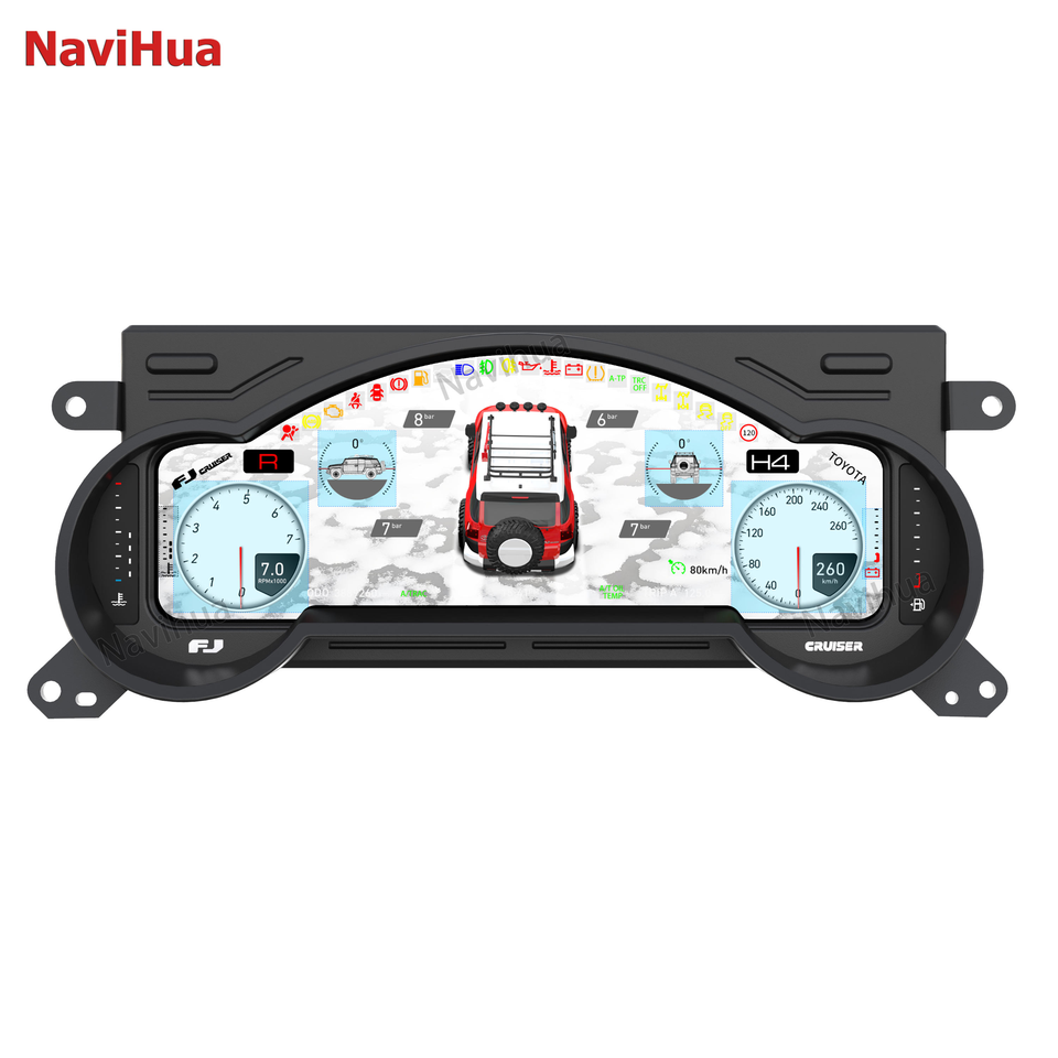 Navihua 12.3" LCD Digital Dashboard Cluster Speedometer for TOYOTA FJ ...