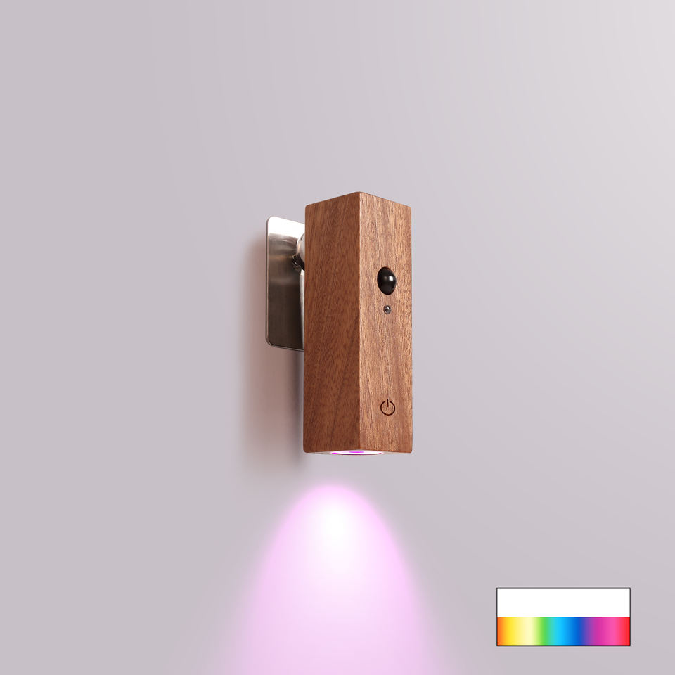 Modern Minimalist Indoor RGB Wireless Spotlight Sensor Control Mini ...