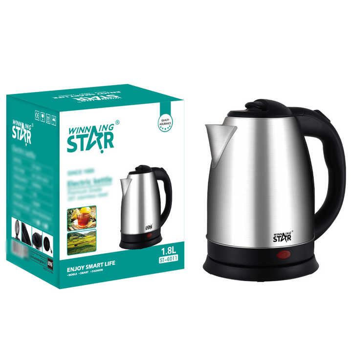 WINNING STAR ST-6011 1500W Electric Kettle - Safe & Efficient