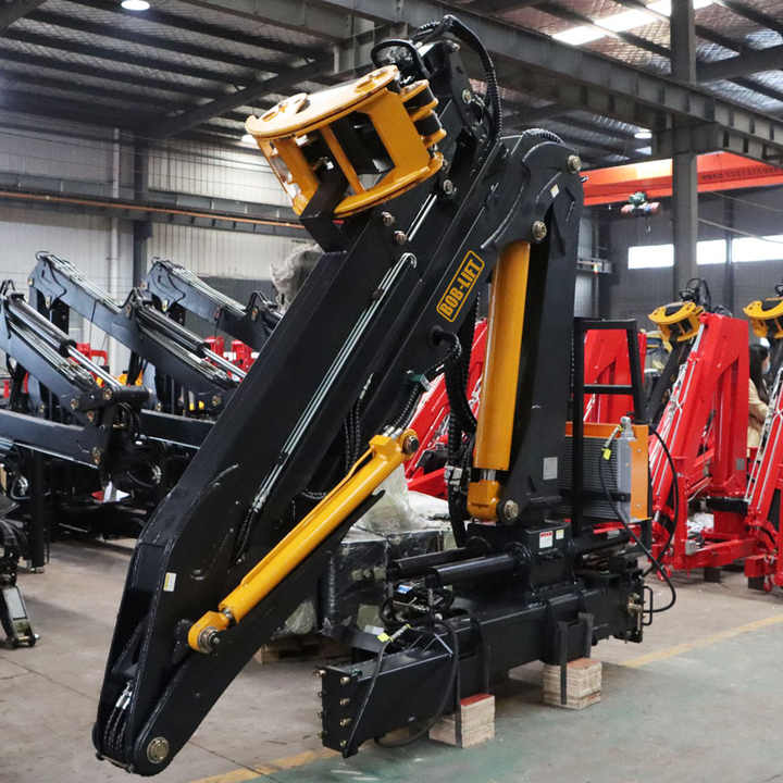 Log Crane Wood Log Timber Crane With Hydraulic Rotating Grapple for ...