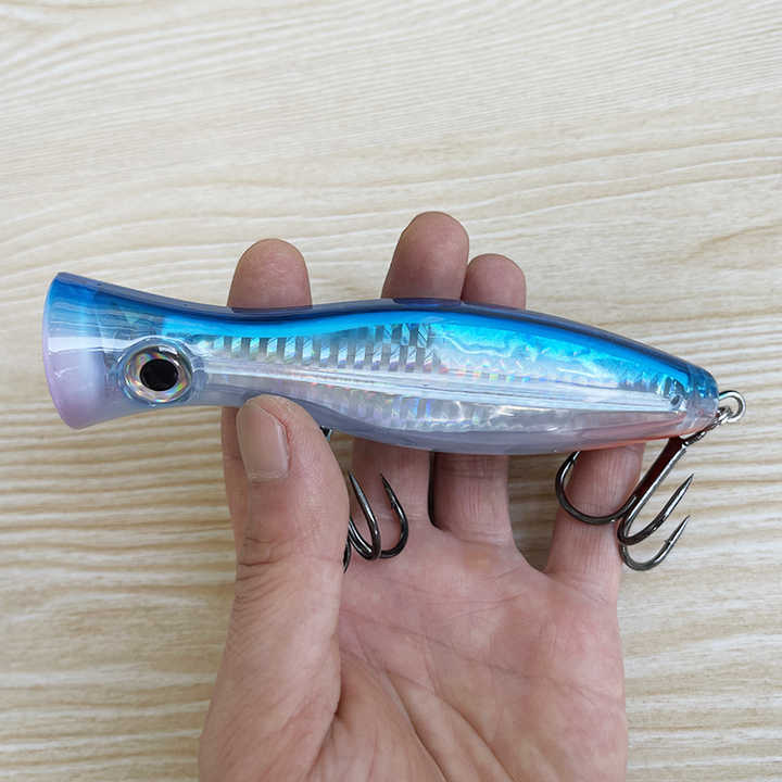 Popper Lure FFU 120mm 45g Saltwater Big Game Whopper Plopper Lure Baits ...