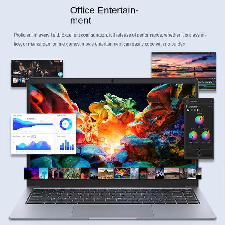 New 14 Inch J4025 Laptop Intel I7 Processor Portable for Business ...