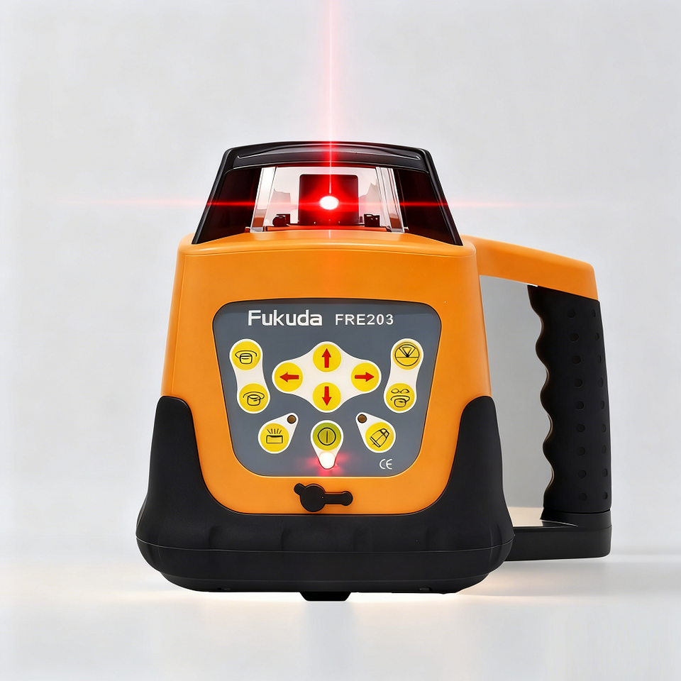 FUKUDA Industrial Sweeping Level 360 Rotating Red Laser Scanning Level ...
