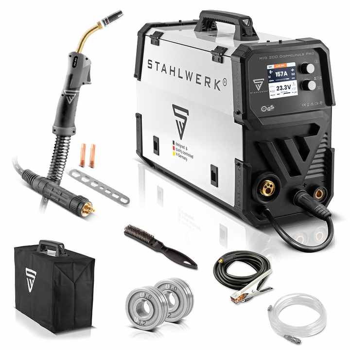 Stahlwerk MIG200 6in1 Dual Pulse Aluminum Welder 220V MIG Welder ...