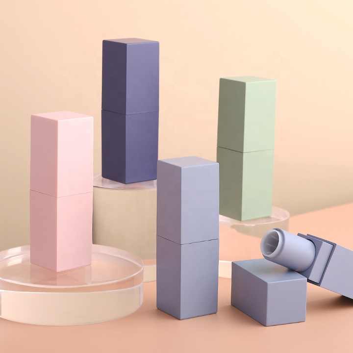 Refillable Pink Square Lipstick Containers - Luxury Cosmetics Packaging