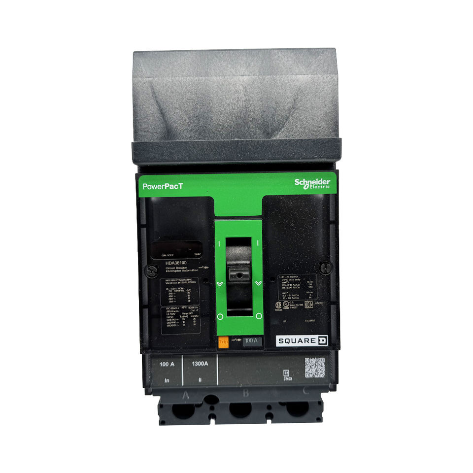 For PowerPact H Frame MCCB HDA Series 3 Pole 20A-150A Industrial 600V ...