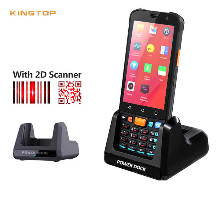 IP65 Rugged Portable Android Handheld PDA Printer 4G Wifi NFC Reader 1D ...