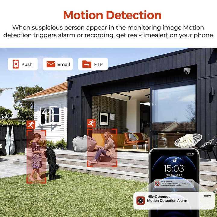 Original Hik Vision Smart Hybrid Light 4MP 5MP 6MP 8MP 4k Dome Bullet Turret Poe Cctv Ip ...