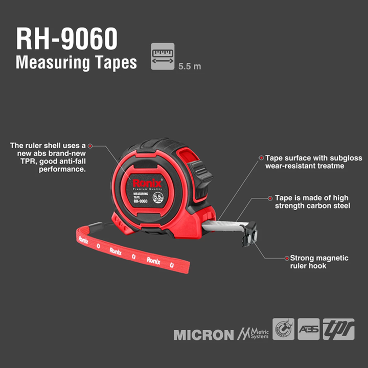 OEM Mini Waterproof Smart Custom Measuring Tape 3m-10m