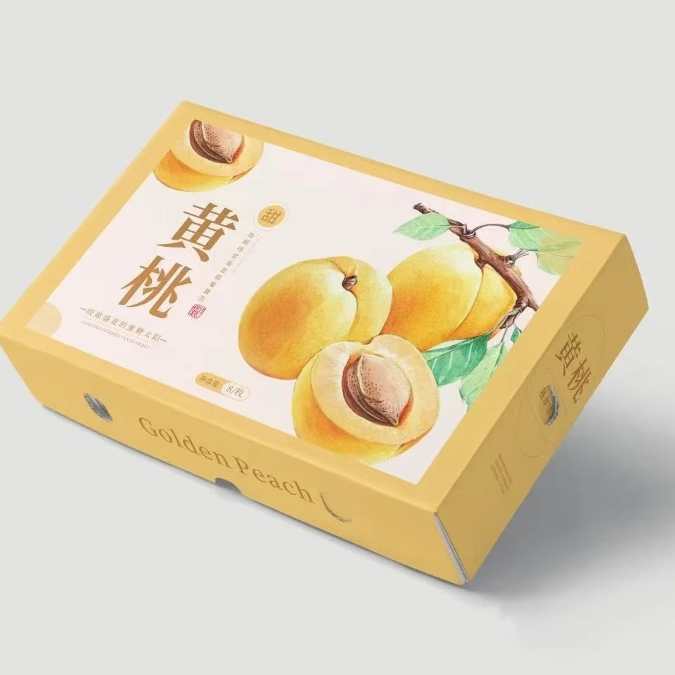 Ventilated Corrugated Cardboard Fruit Vegetable Boxes Customizable Size ...