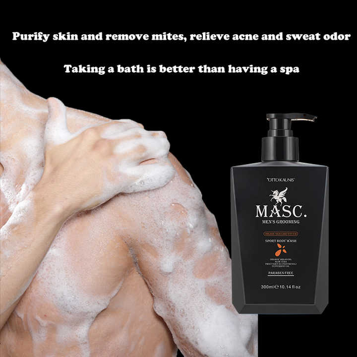 Natural Skin Cleaning Sport Body Wash Peppermint Removes Sweat and Odor ...