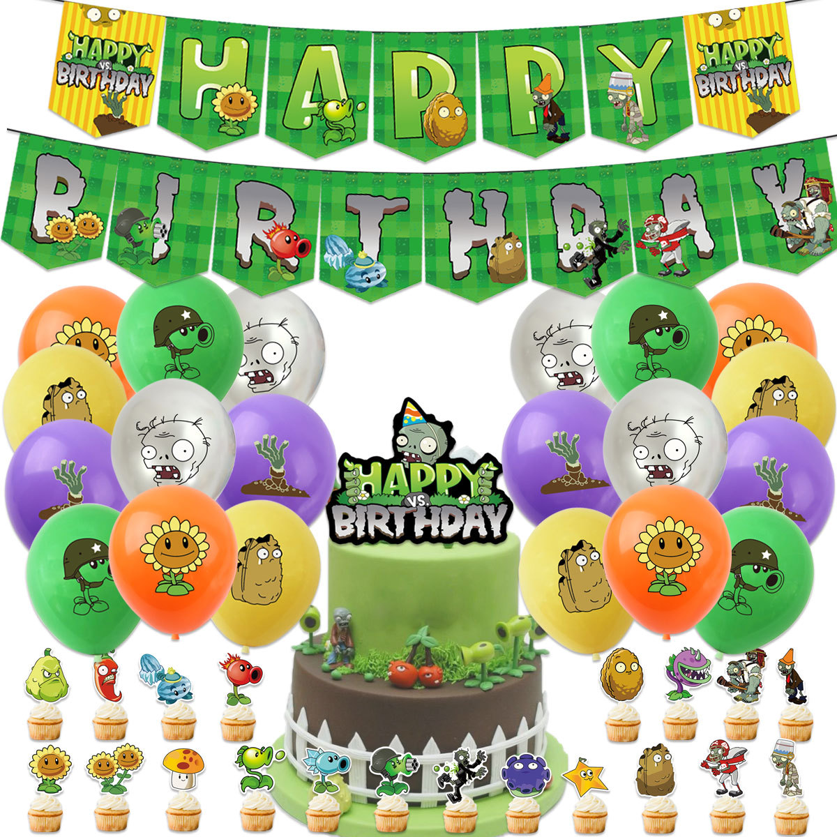 Plants Vs Zombies Party Ideas Plants Vs Zombies Cake | Zombie Cake,