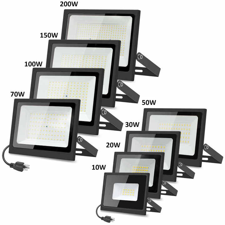 Vertak IP65 LED Floodlight - Efficient Outdoor Lighting