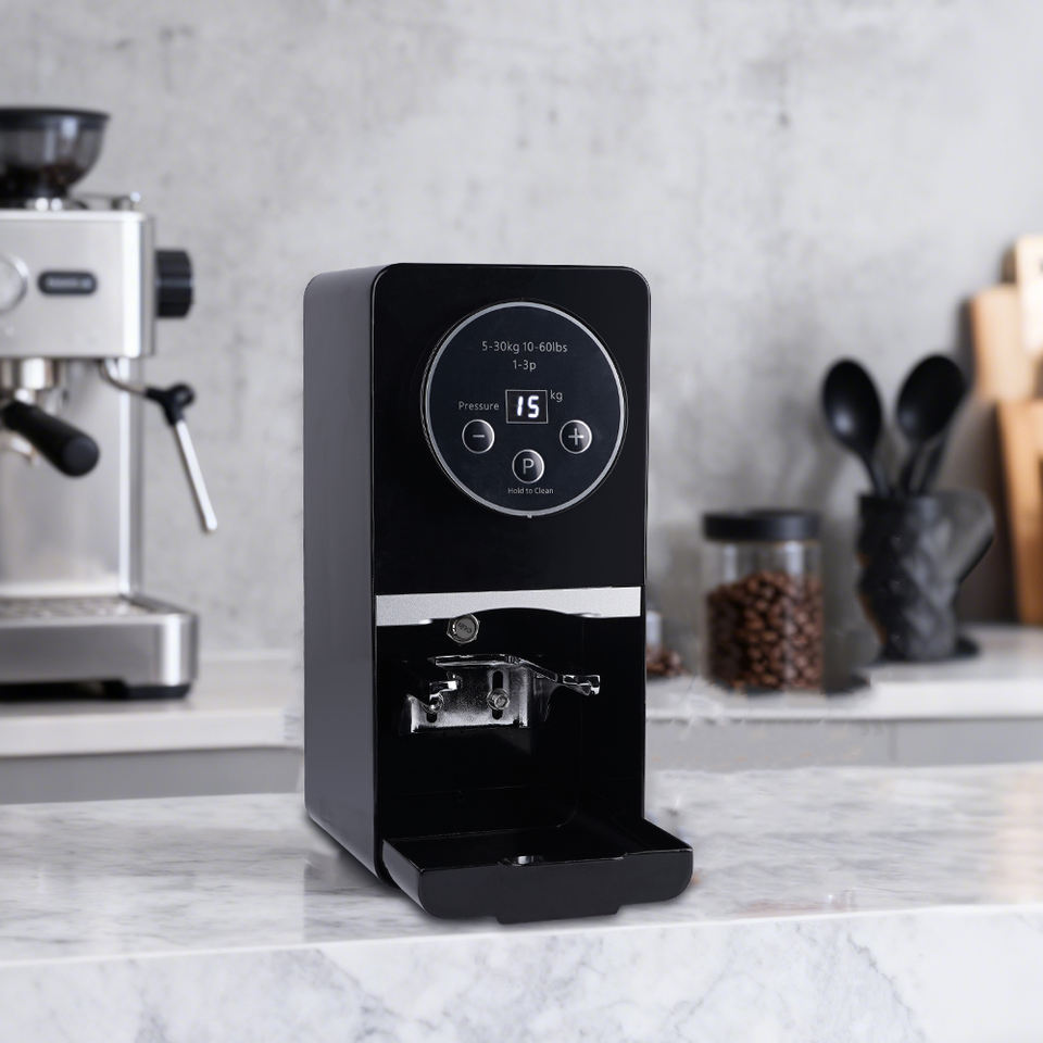 Auto Tamp Electric Espresso Coffee Tamper Machine Ripple Base Fully ...