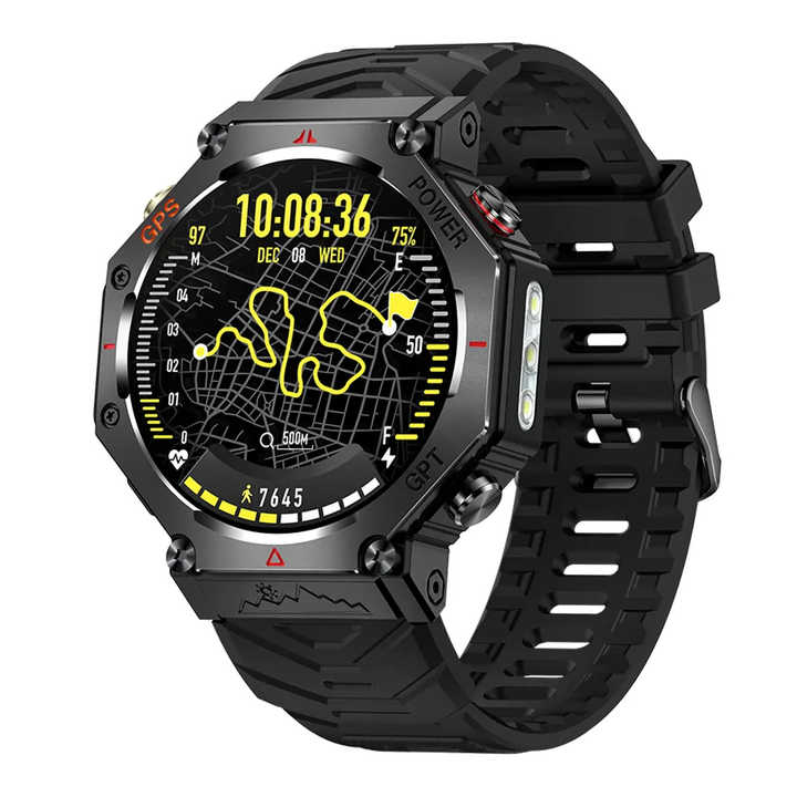 2025 KC91 Round Smartwatch - Versatile GPS for Men & Women