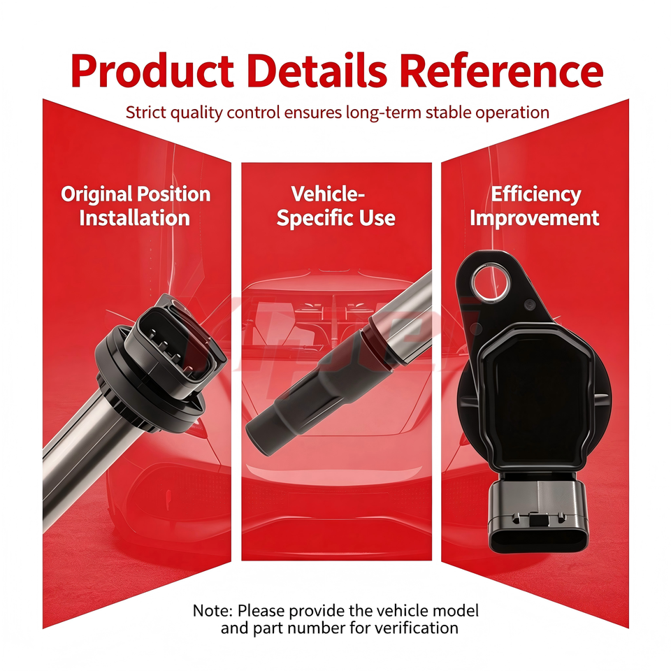 YIPEI Factory Direct Supply Ignition Coil OE 90919-02240 90919-02265 ...