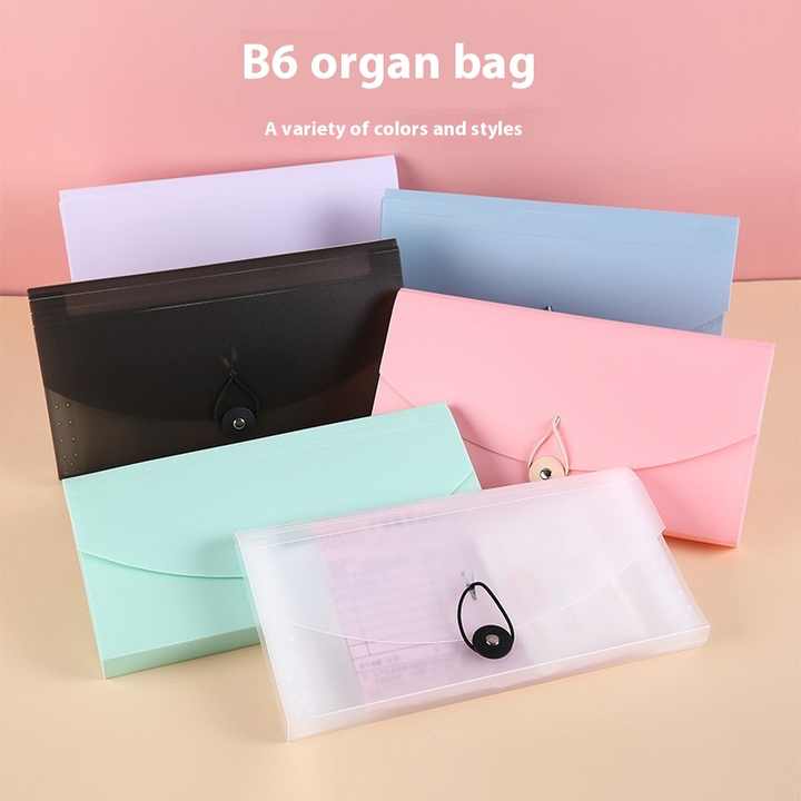 B6 A4 Wallet PP File Folder for VAT Special Ticket Invoice Organ Bag ...