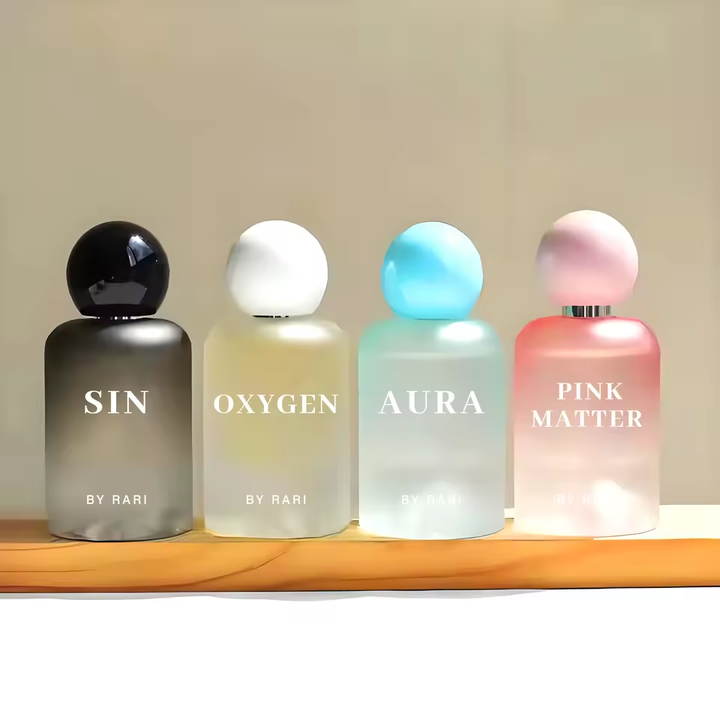 Luxury Round Perfume Bottle Empty Crimp Pump Thick Bottom 30ml 50ml ...