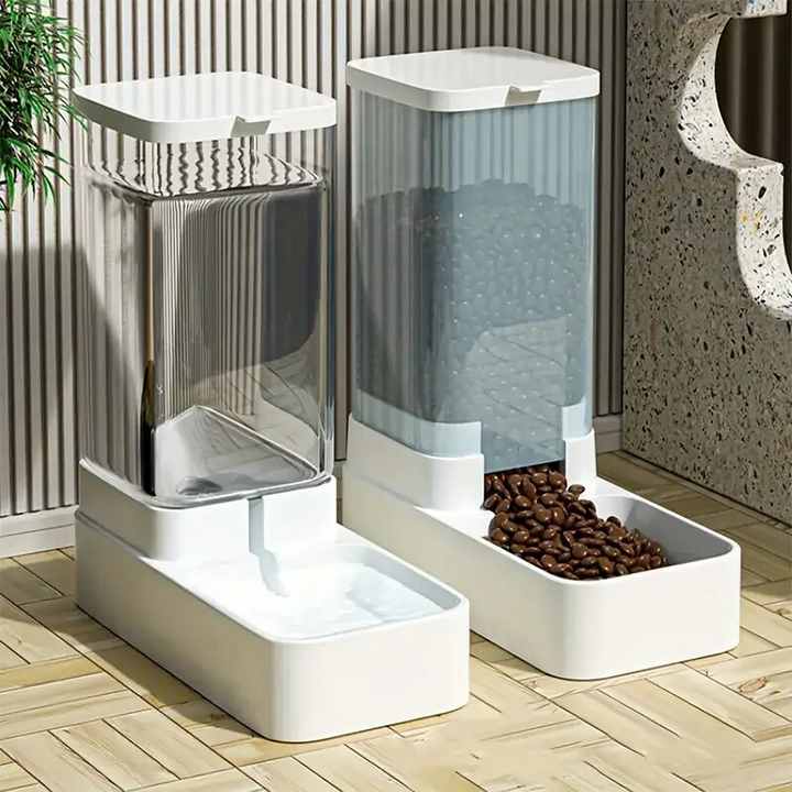 Automatic Pet Feeder Set - Efficient Dog Food & Water Dispenser
