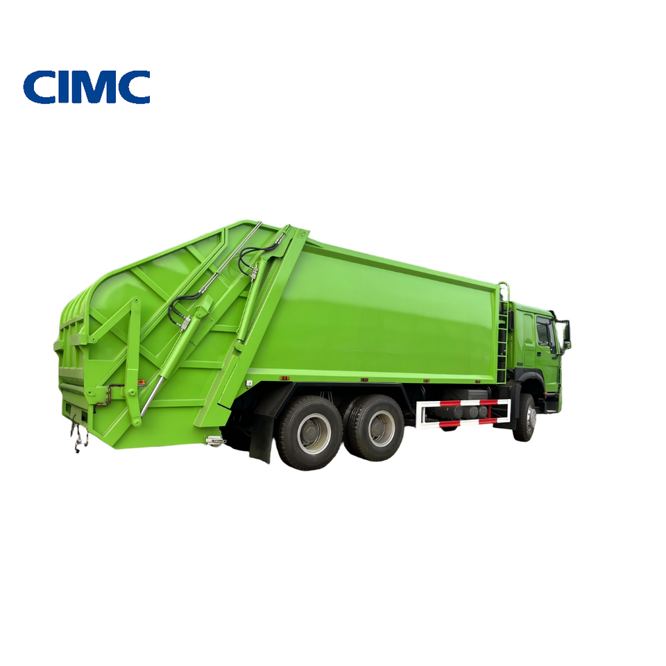 CIMC LINYU Hydraulic Rear Load Garbage Truck 22cbm 20cbm 18cbm 16cbm ...