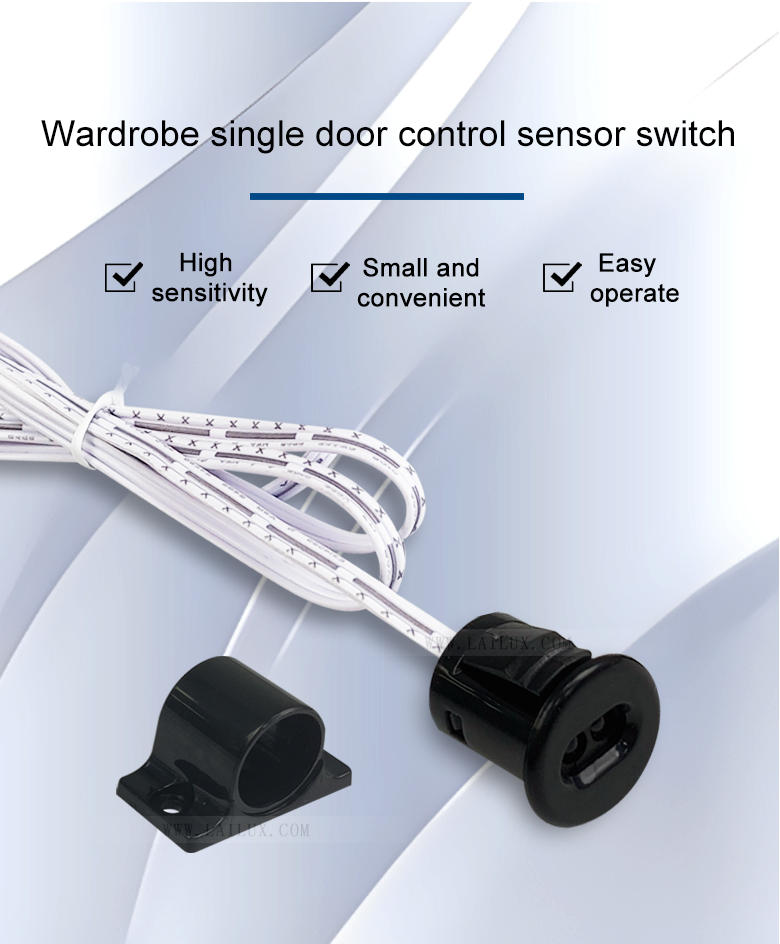 LED Light Automatic Black Single Door Control Dimmer Infrared Sensor ...