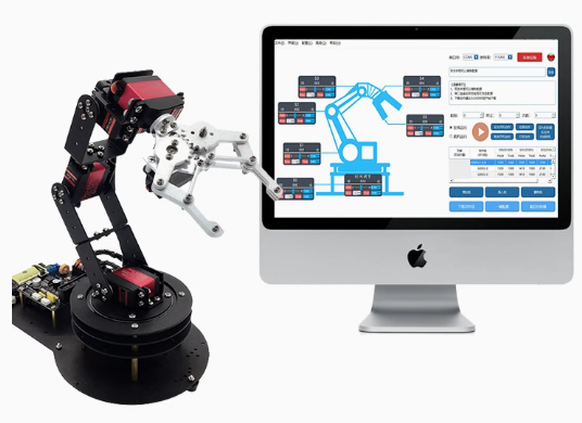 Industrial 6DOF Robotic Arm Dual Mode Operation for Industry 40 ...