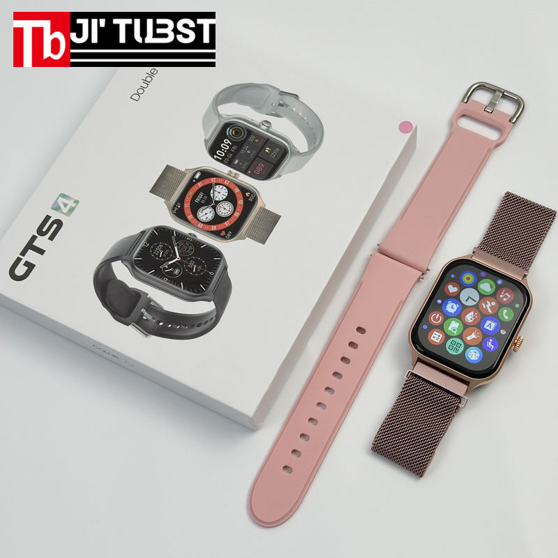 GTS4 Smart Watch Unisex 2.01inch Steel Waterproof Fitness Tracker BT ...