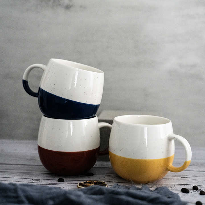 Custom Logo Fancy Ceramic Coffee Mugs Cup INS Ceramic Restaurant Coffee ...