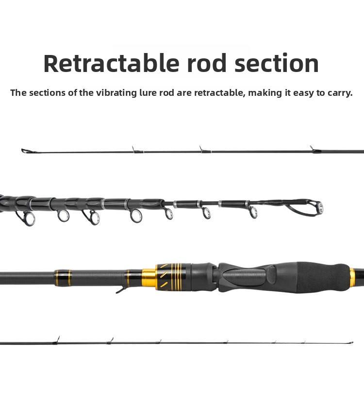 Portable Carbon Fiber Fishing Rod Stand Pen Butt Heavy Duty Shimano Rod ...