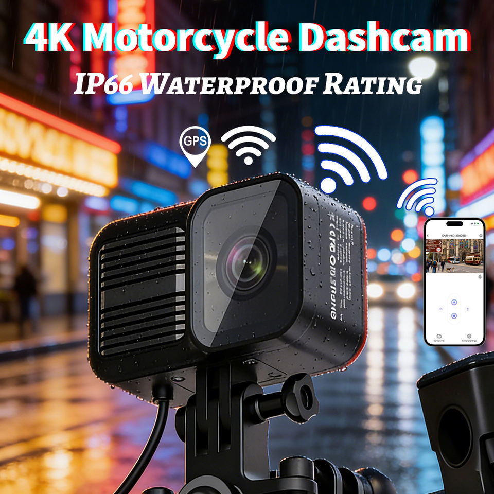 New Black Box 2K Motorcycle Dash Cam Camera Sportowa Video Recorder ...