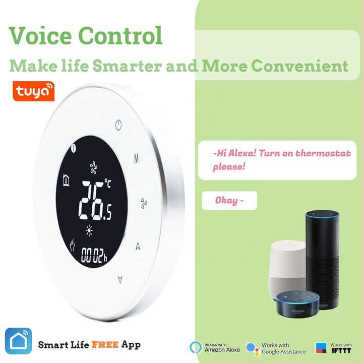 RS485 Modbus Nest Round Shape Room AC Temperature Controller