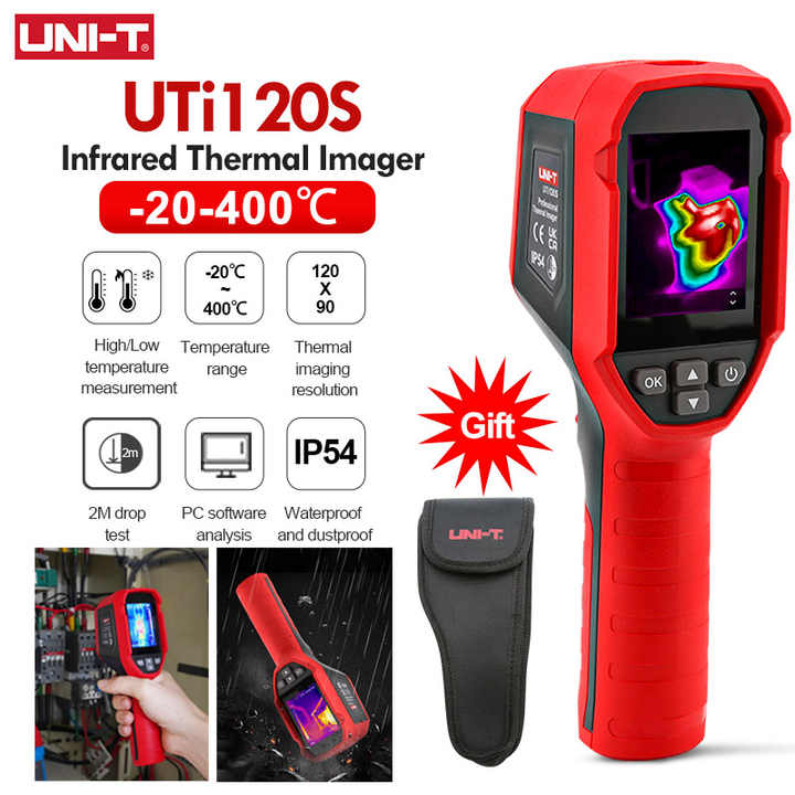 UNI-T UTI120S Thermal Imaging Camera 120x90 Pixel Construction Thermal ...