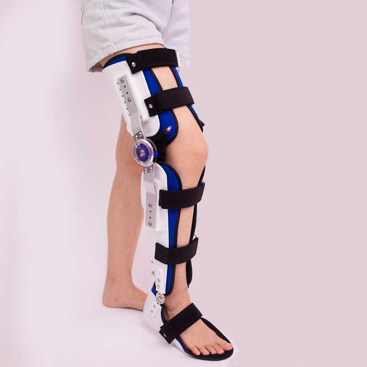 JUSTOP Adjustable Knee-Ankle-Foot Brace - Medical Orthopedic Therapy