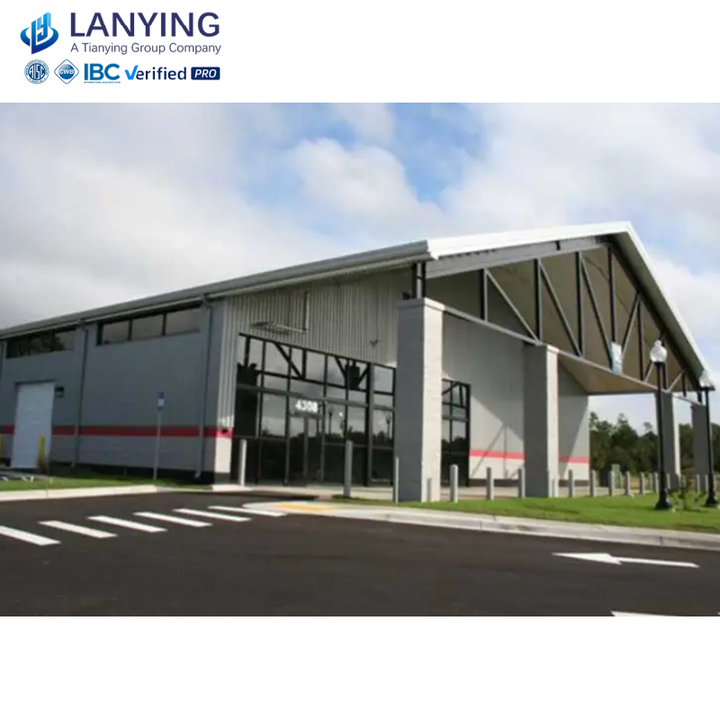 Prefabricated Insulated Warehouse Church Building Steel Structure ...