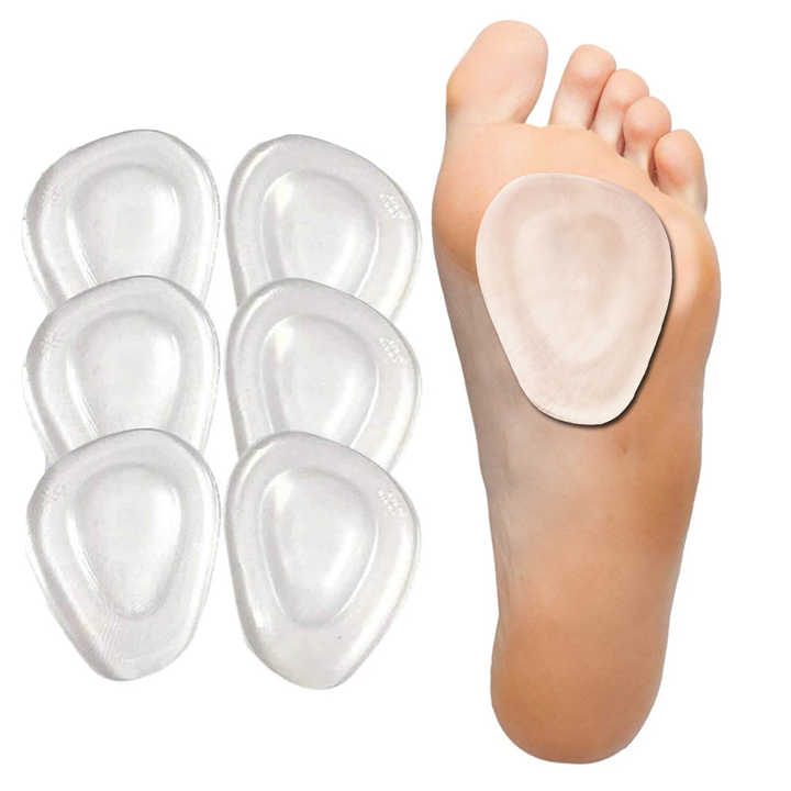 Metatarsal Pads - Soft Gel Insoles for Foot Pain Relief