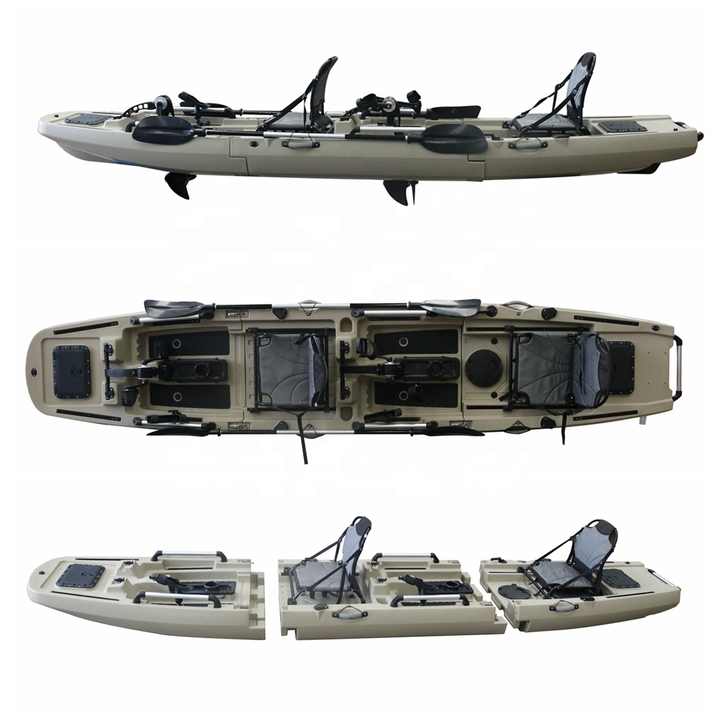 Modular 14.5 FT 2-Seater Fishing Pedal Kayak - OEM Available