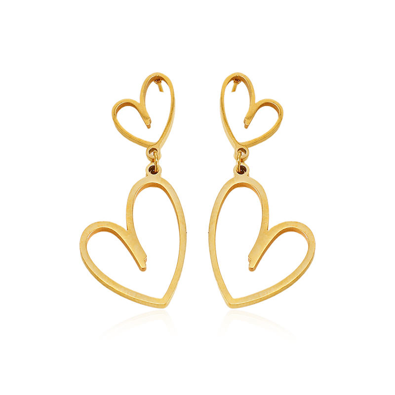 IVANDA 2026 New Trendy Star Stainless Steel Women's Earring 18K Gold ...